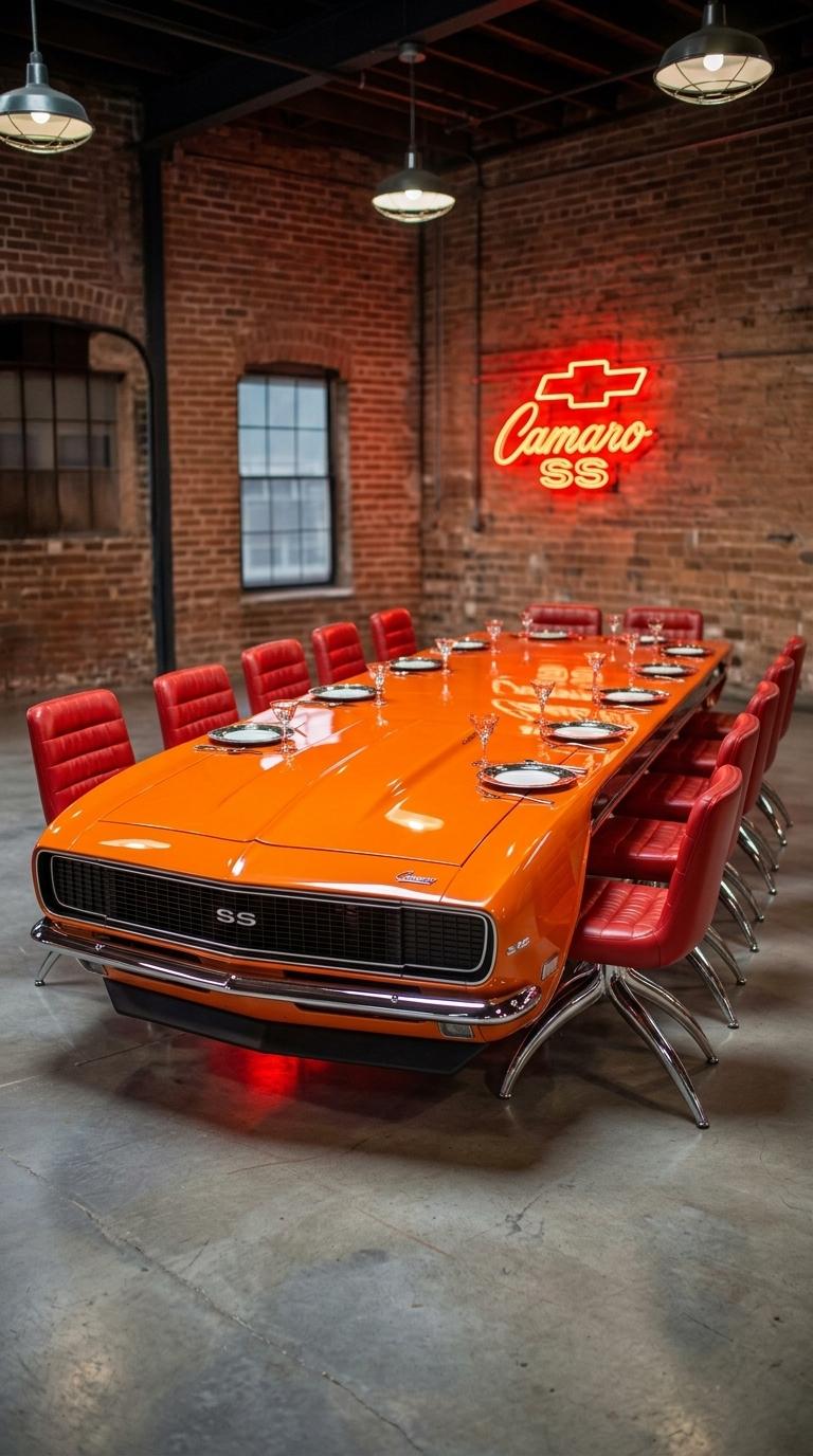 Classic Car Dining Table | Custom Vintage Auto Furniture - UB